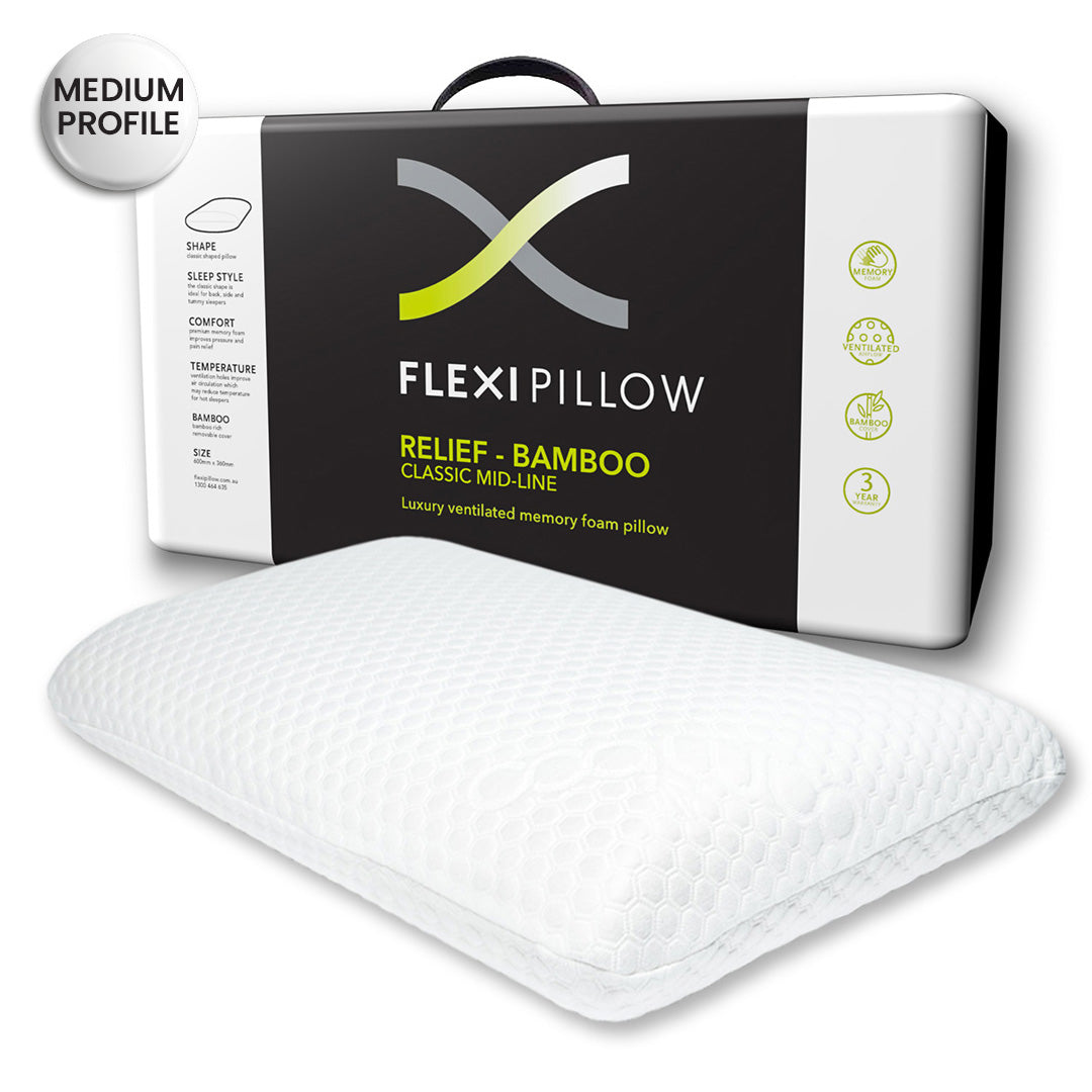 Relief Classic Mid-Line Pillow | flexipillows